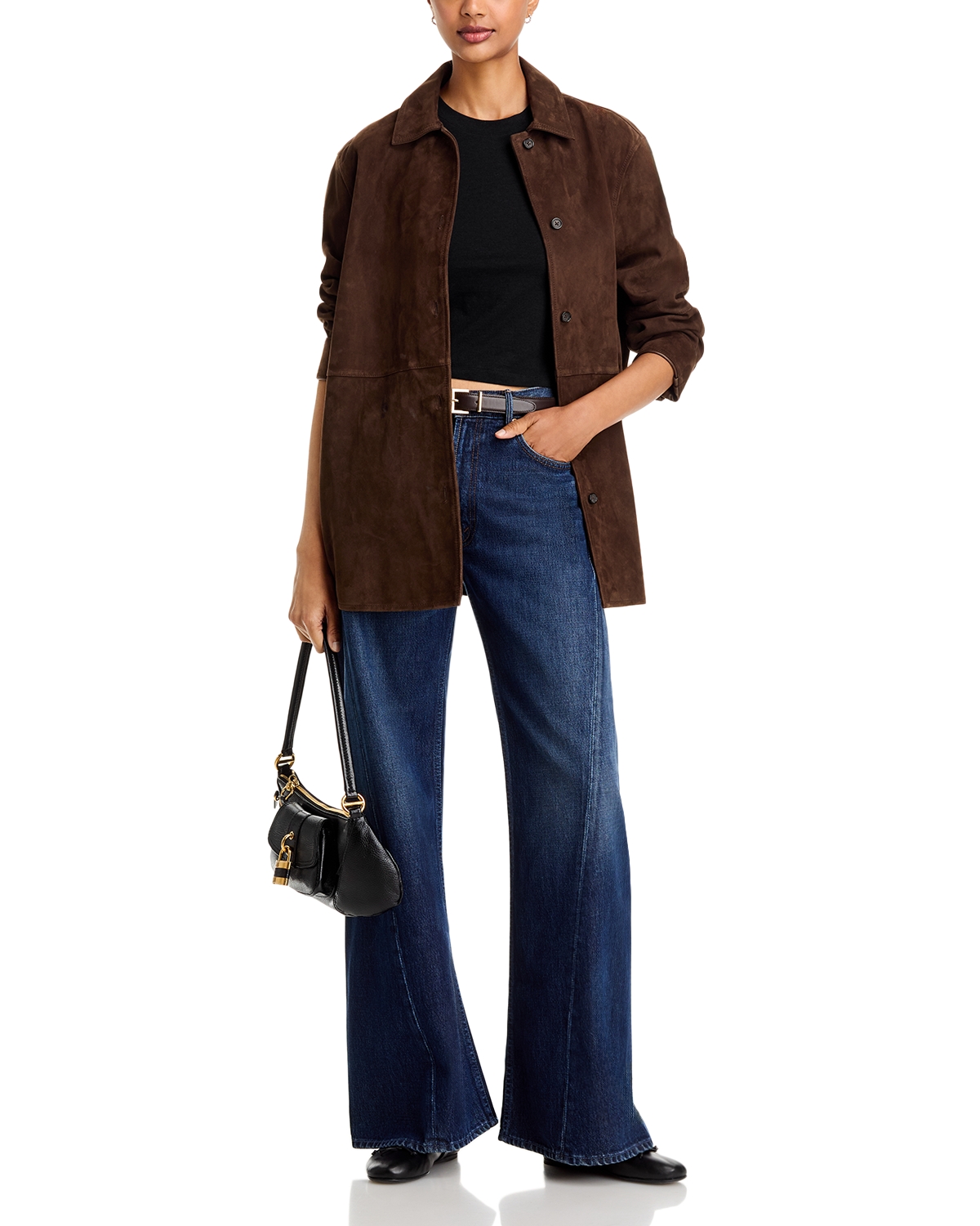 MOTHER Mother The Lemon Twist High Rise Wide Leg Jeans